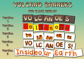Volcano posters for class display | Teaching Resources