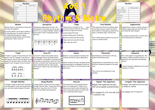 Interactive Revision Posters for AQA GCSE Music (last year of ...