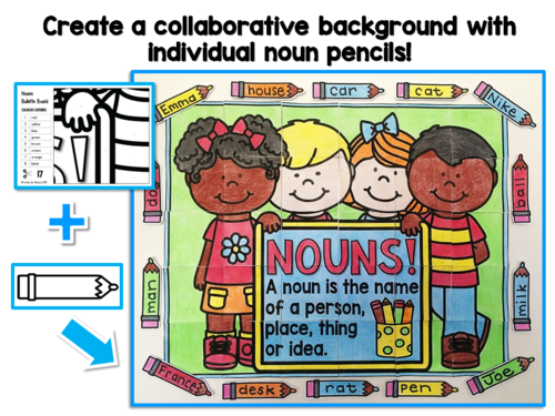 Nouns Interactive Bulletin Board | Teaching Resources
