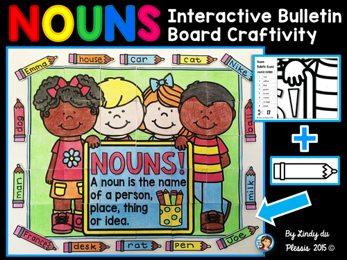 Nouns Interactive Bulletin Board | Teaching Resources