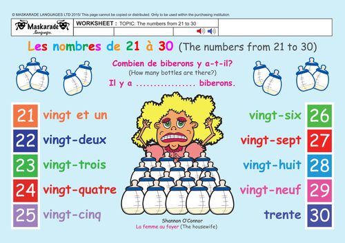 FRENCH – HEALTH & BODY - Y3-Y4: The numbers up to 30/ French history ...