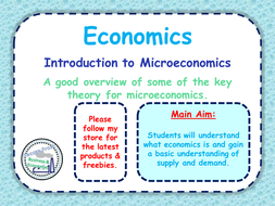 Introduction to Microeconomics - Economics - GCSE & AS Level - PPT ...