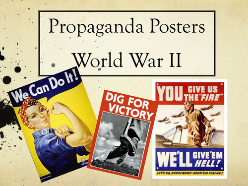 World War 2 Art & History SOW - Propaganda, Printmaking & Drawing Cross ...