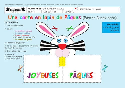 FRENCH - UNIT 5: FOOD / Y3-Y4: Happy Easter/ April Fools tricks ...