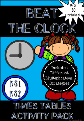 Beat the Clock Times Tables (KS1/KS2) by PollyPuddleduck - Teaching ...