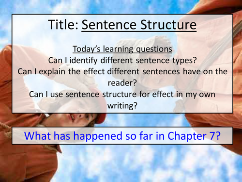 Holes by Louis Sachar - Writing Skills Unit of Work | Teaching Resources