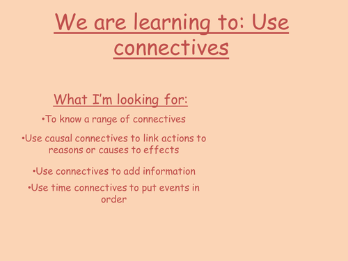 KS2 English - Connectives and explanation texts by ClassroomSolutions ...
