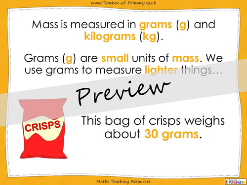 Measuring Mass - Year 2 | Teaching Resources