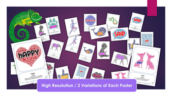 Eye Catching Synonym Posters (CLEVER words for Creative Writers ...