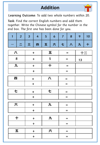 Chinese New Year Maths Addition and Subtraction | Teaching Resources