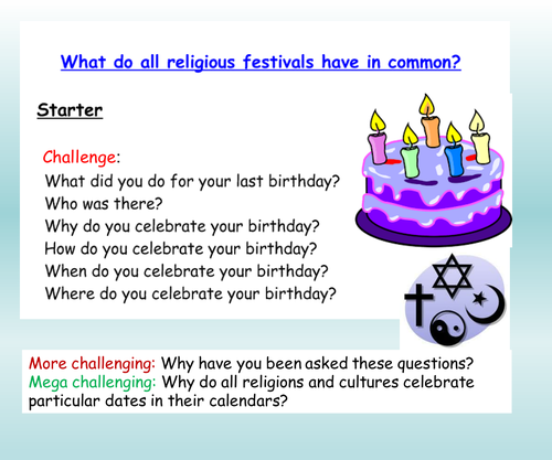 Religious Festivals | Teaching Resources