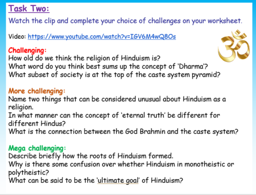 Hinduism | Teaching Resources