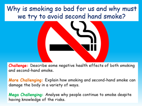 Smoking PSHE | Teaching Resources