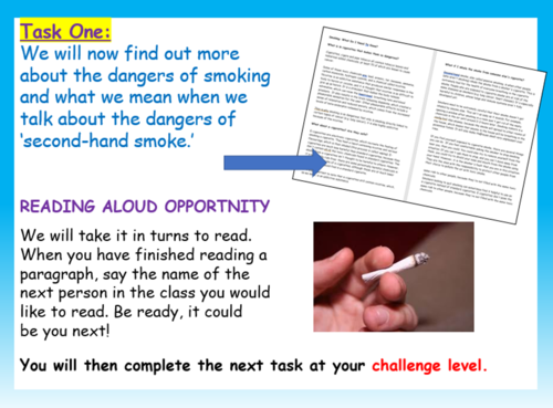 Smoking PSHE | Teaching Resources