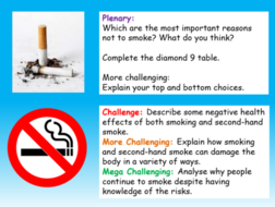 Smoking PSHE | Teaching Resources