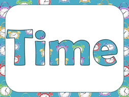 KS1 Maths Measurement: TIME resources set - powerpoints, display ...
