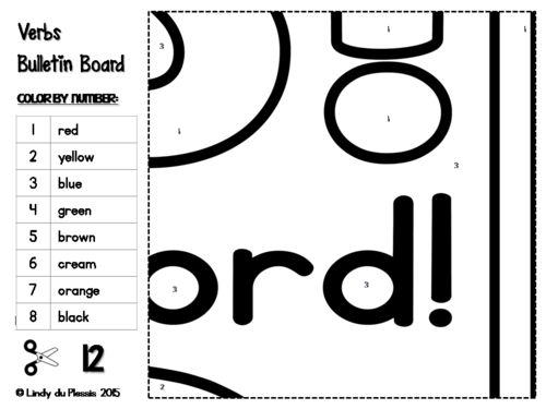 Verbs Interactive Bulletin Board | Teaching Resources