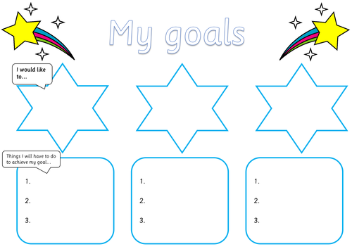 Goals & Steps to Achieve Posters | Teaching Resources