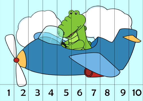 Number Puzzles 1-10 | Teaching Resources