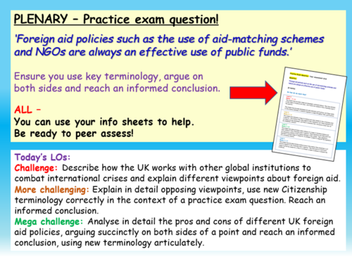 Foreign Aid + NGOs | Teaching Resources