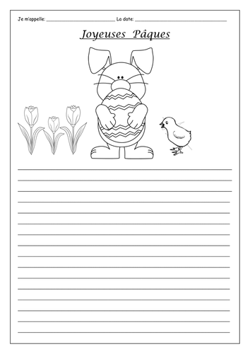 FRENCH - Easter dialogue - Worksheets | Teaching Resources