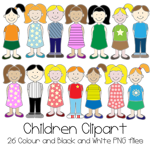 Children Clipart Set | Teaching Resources