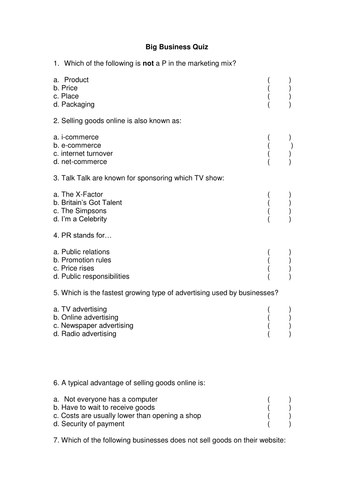 Price - Pricing Strategies - The Marketing Mix - 4 P's - Business ...