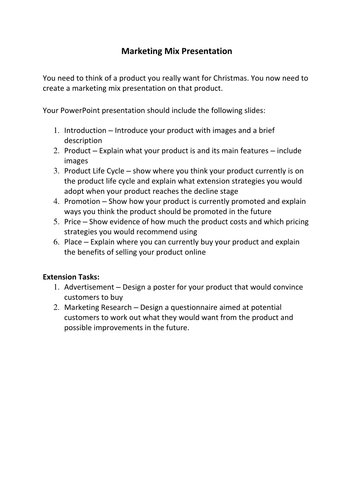 Place - The Marketing Mix - 4 P's - E-Commerce & Distribution Channels ...