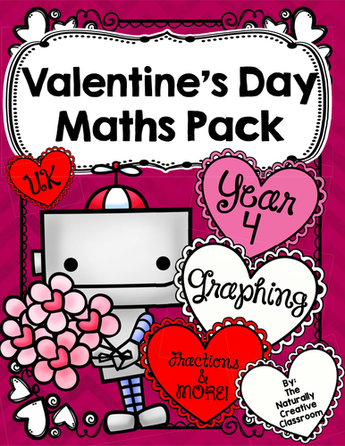 Valentine's Maths Pack for Year 4 | Teaching Resources