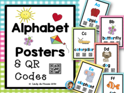 Alphabet Posters with QR Codes | Teaching Resources