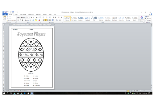 FRENCH - Easter - Les coloriages de Pâques et Couleur par Numéros ...