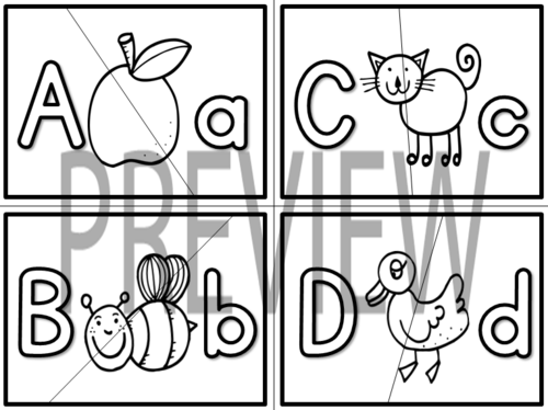 Alphabet Puzzles | Teaching Resources