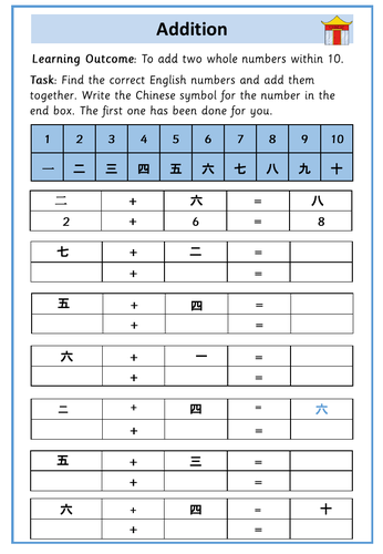 Chinese New Year Maths - Addition to 10 | Teaching Resources
