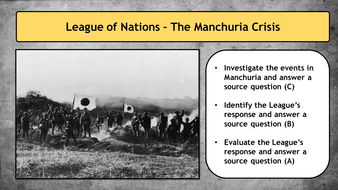 League of Nations - The Manchuria Crisis | Teaching Resources