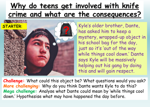 Knife Crime | Teaching Resources