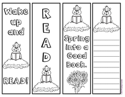 Groundhog Day Bookmarks | Teaching Resources