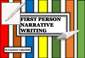 Narrative Writing - First Person and Picture Prompts | Teaching Resources