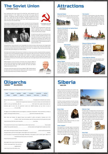 Russia (country study) | Teaching Resources
