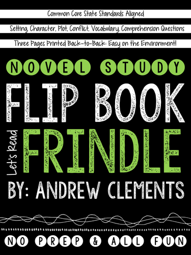 Frindle Novel Study Flip Book | Teaching Resources