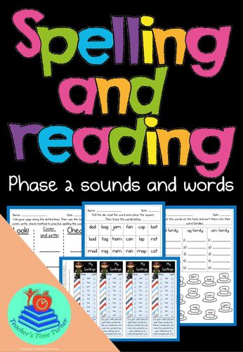 Phase 2 words for spelling and reading | Teaching Resources