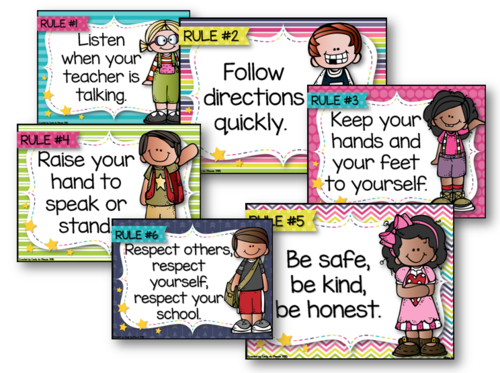 Classroom Rules Posters | Teaching Resources