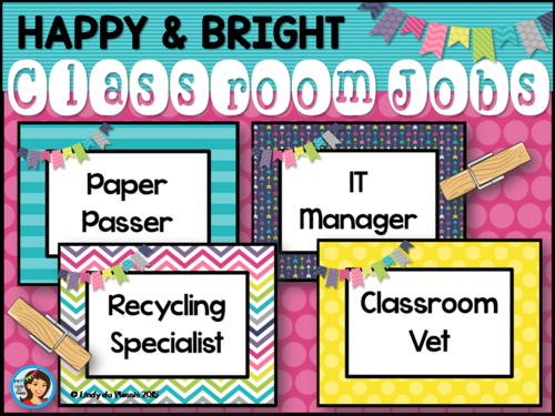 Classroom Jobs | Teaching Resources