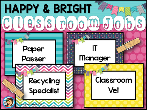 Classroom Jobs | Teaching Resources