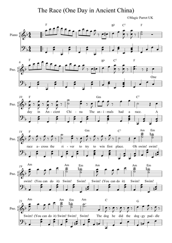 Chinese New Year - Musical Play for ages 5-10 | Teaching Resources