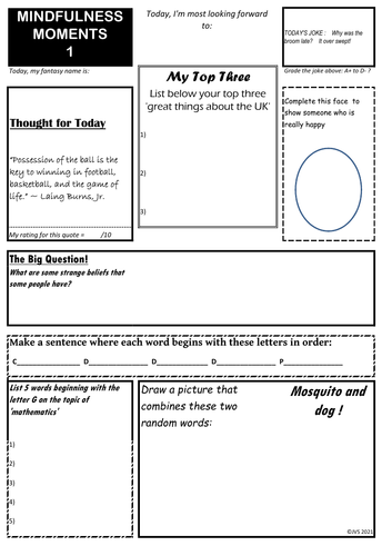 Mindfulness. Mindful and Creative Learning. Mega Pack - 60+ worksheets ...