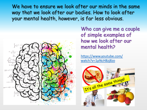Mental Health + Stress Assembly | Teaching Resources