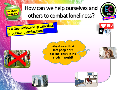 Mental Health Loneliness PSHE | Teaching Resources