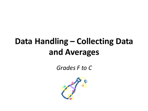 Gcse Collecting Data And Averages Notes And Worked Examples Teaching Resources