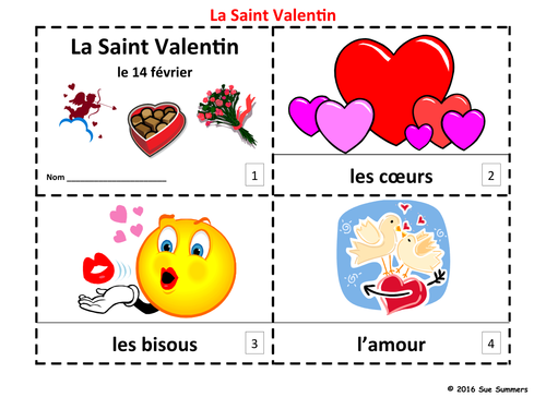 French Valentine's Day 2 Emergent Reader Booklets | Teaching Resources