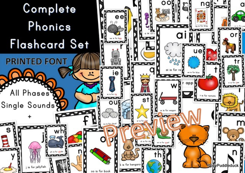 Phonics Mega Flashcard Pack | Teaching Resources